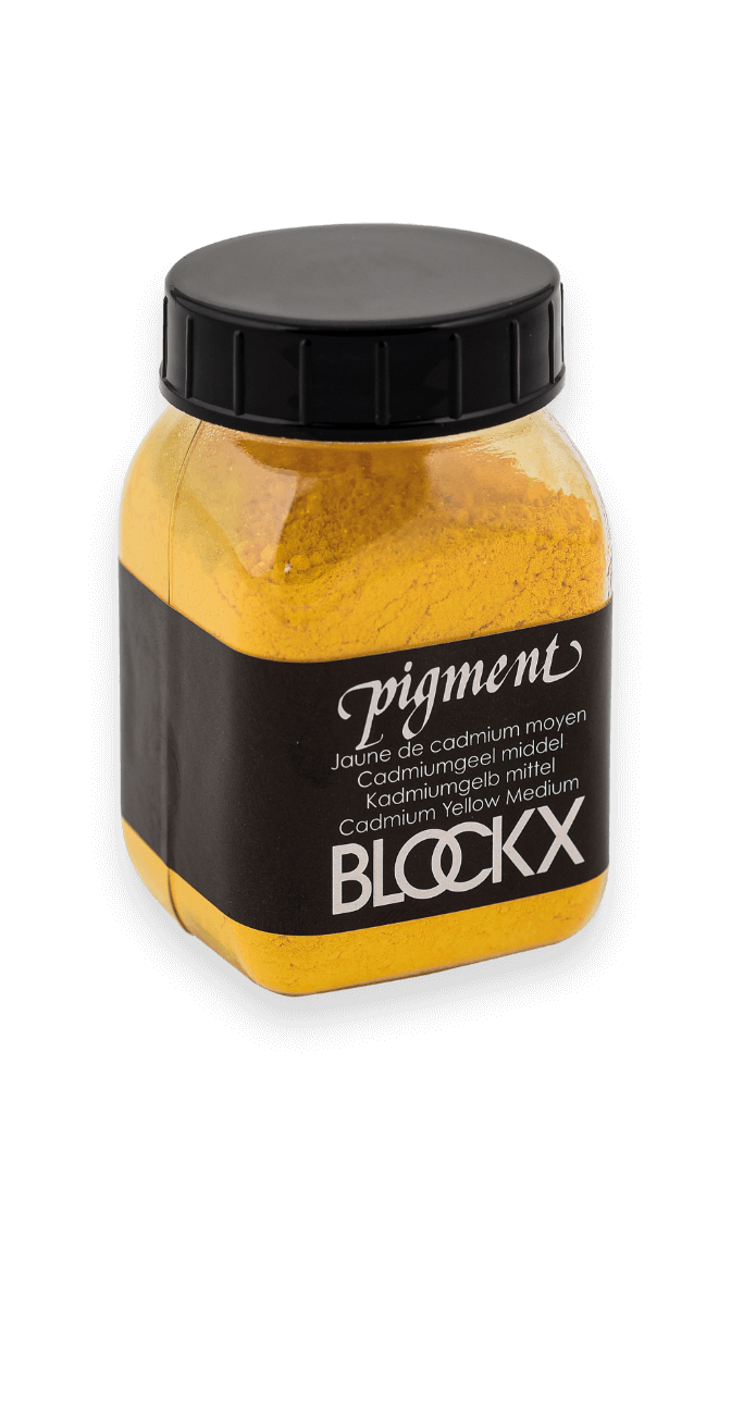 Pigment - Jaune de cadmium moyen 100 ml / 85 g - BLOCKX, la couleur ...